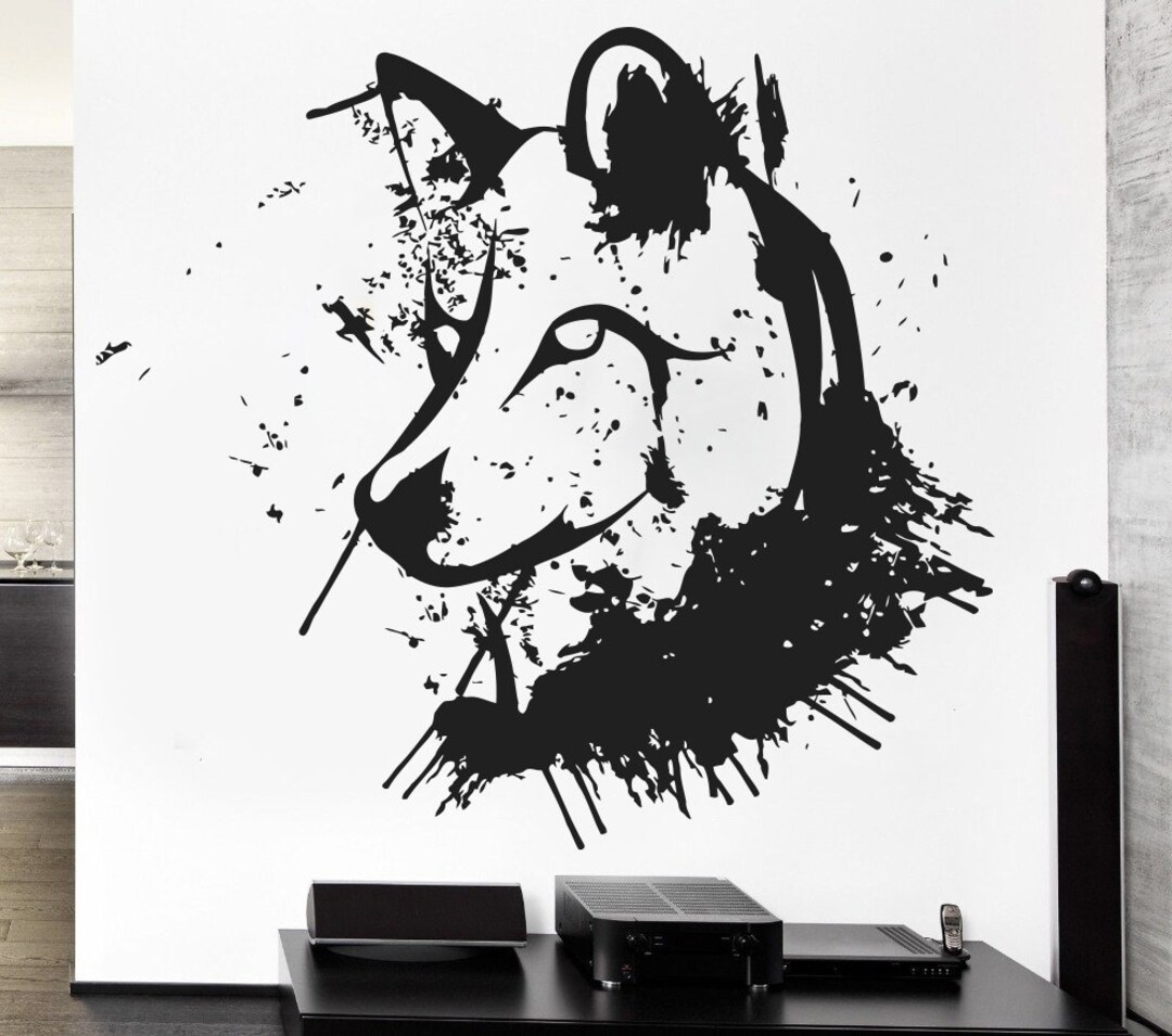 Wolf Beast Werewolf Predator Howl Animals Wall Decor Wall Decal Car ...