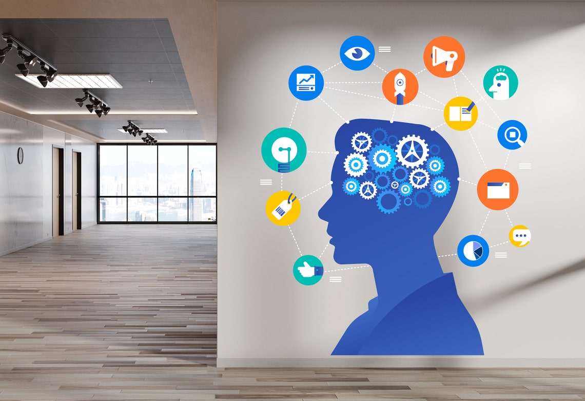 Think Big Office Wall Decal Teamwork Quote Wall Sticker Office - Etsy