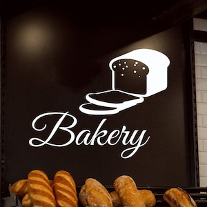 Bakery Wall Decal | Bakery Wall Sticker | Bakery Window Decal 4434 - Etsy