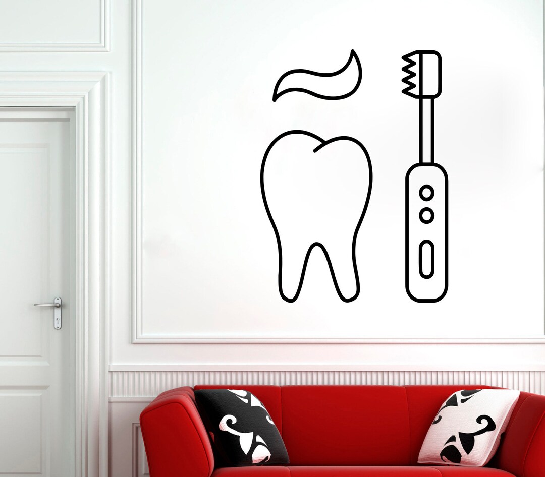 Dental Clinic Wall Decal | Dental Wall Sticker | Dental Clinic Wall ...