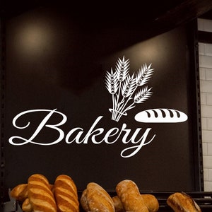 Bakery Wall Decal | Bakery Wall Sticker | Bakery Window Decal 4429 - Etsy