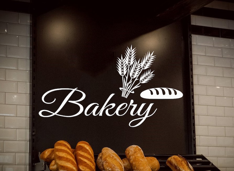 Bakery Wall Decal | Bakery Wall Sticker | Bakery Window Decal 4429 - Etsy