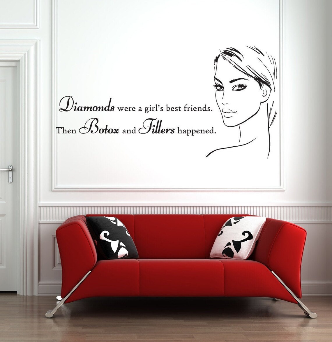 Spa Salon Wall Decals Facials Skincare Quote Wall Sticker Etsy