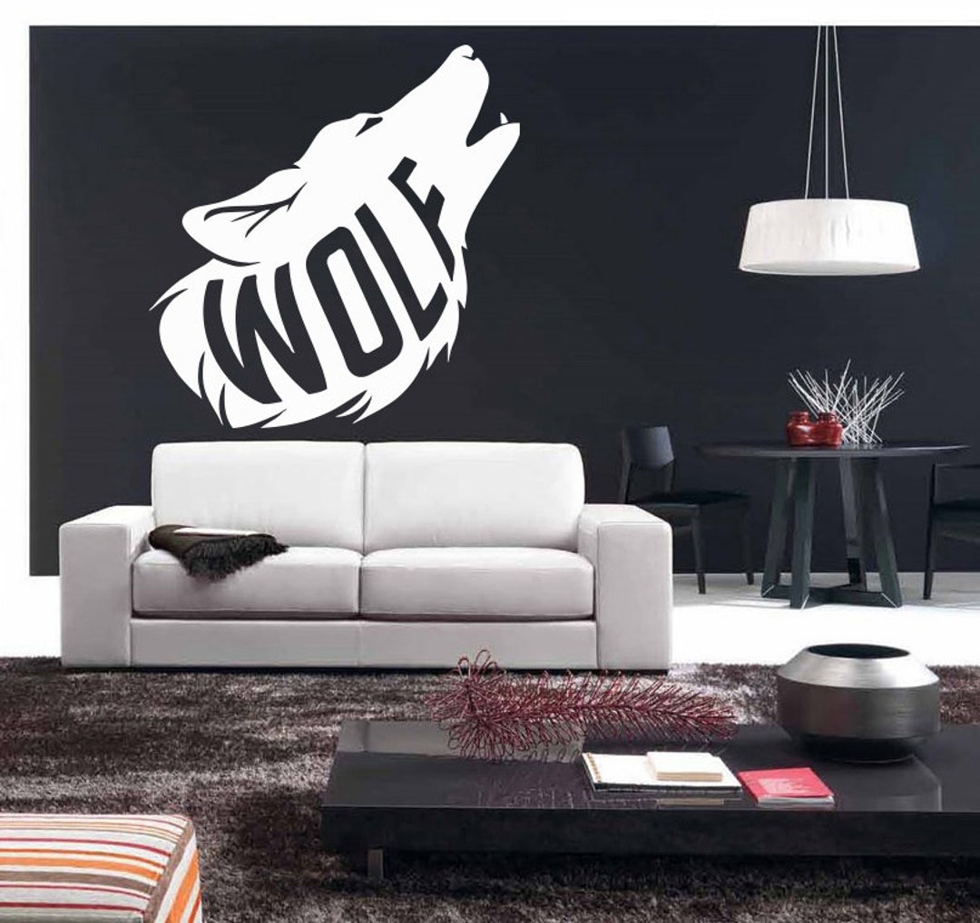 Wolf Beast Werewolf Predator Howl Animals Wall Decor Wall Decal Car ...