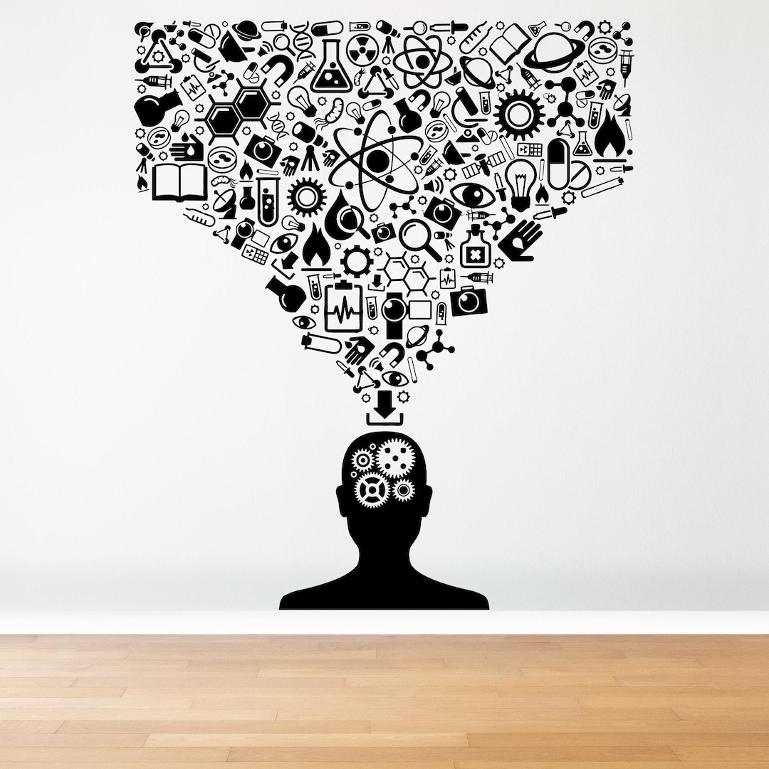 Science Wall Decal Science Class Wall Decor School Wall Sticker ...