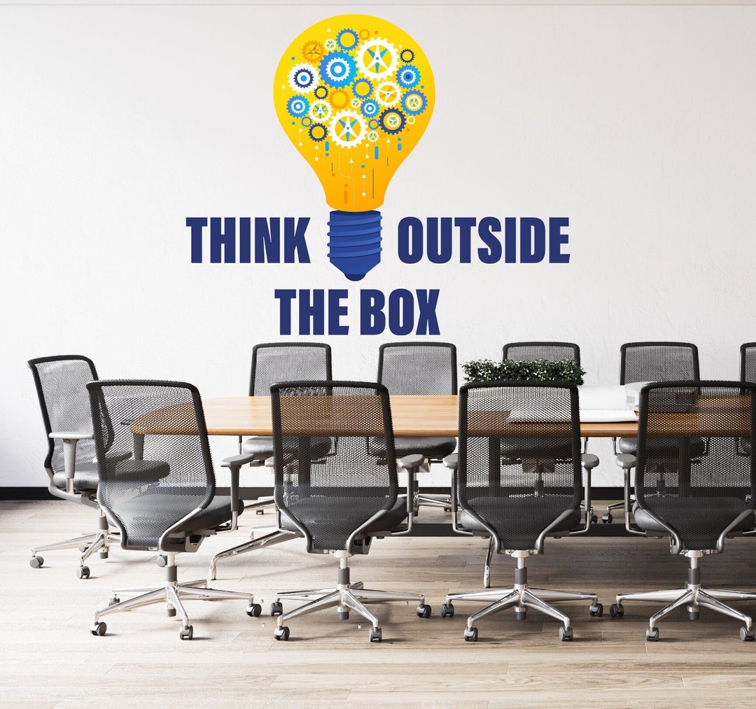 Think Big Office Wall Decal Teamwork Quote Wall Sticker Office Decor ...
