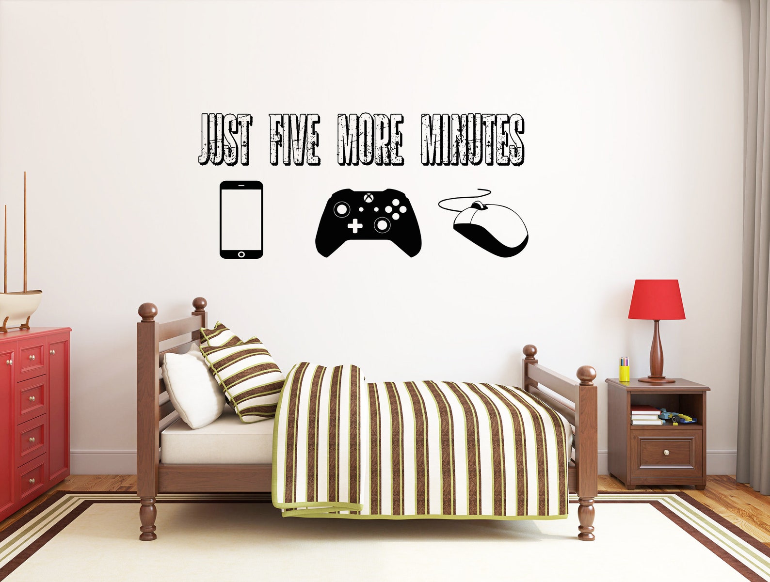 Gamer pared calcomanía Video Juegos pared pegatina controlador | Etsy