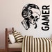 Gamer Wall Decal Gamer Decals Controller Decals Personalized Gamer Room ...