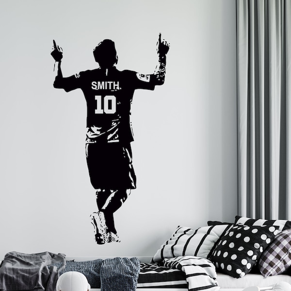 Soccer Wall Decal - Etsy