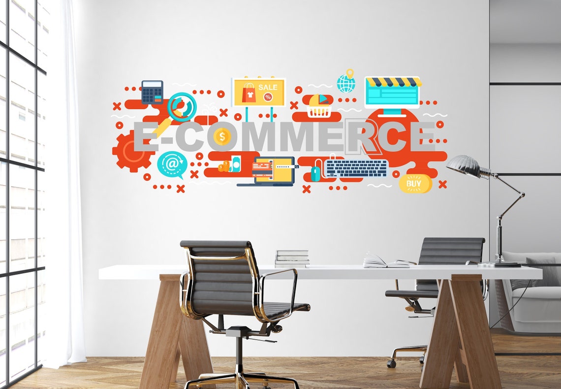E Commerce Office Wall Decal Teamwork Quote Wall Sticker - Etsy