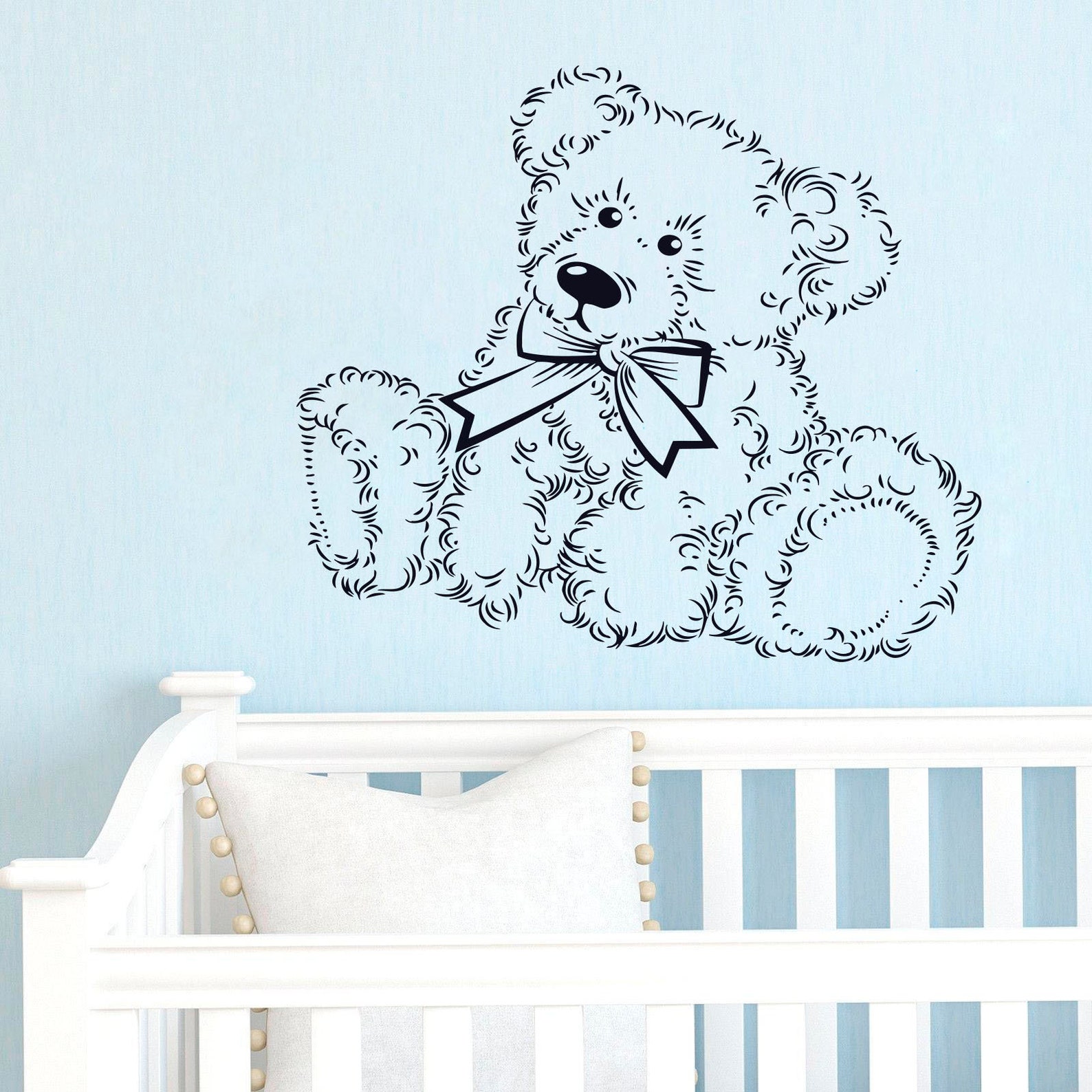 Teddy Bear Wall Decor Decals for Kids Nursery Decals Nursery Decor ...