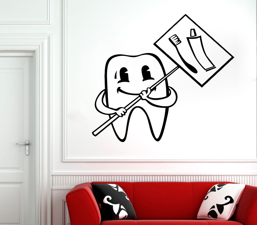Dental Clinic Wall Decal | Dental Wall Sticker | Dental Clinic Wall ...