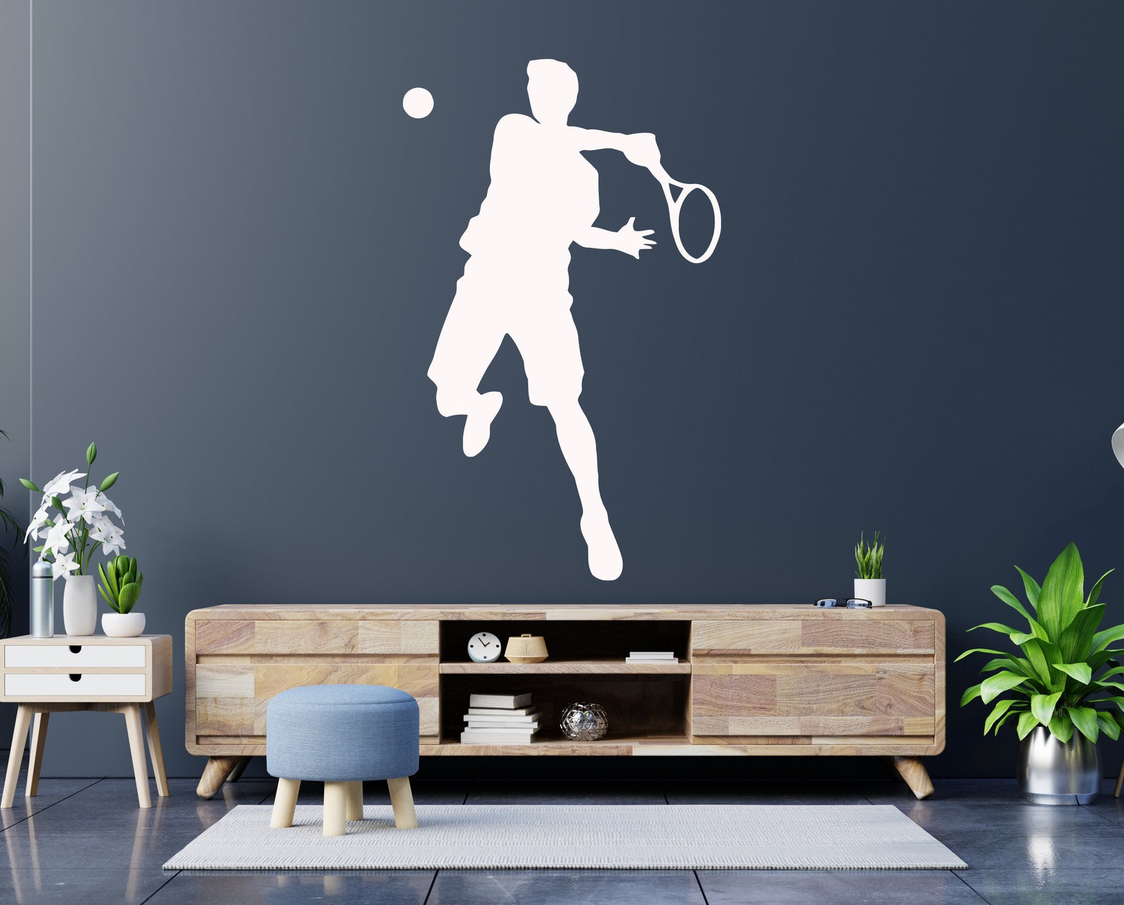 Tennis Wall Decal Tennis Wall Decor Tennis Wall Sticker - Etsy