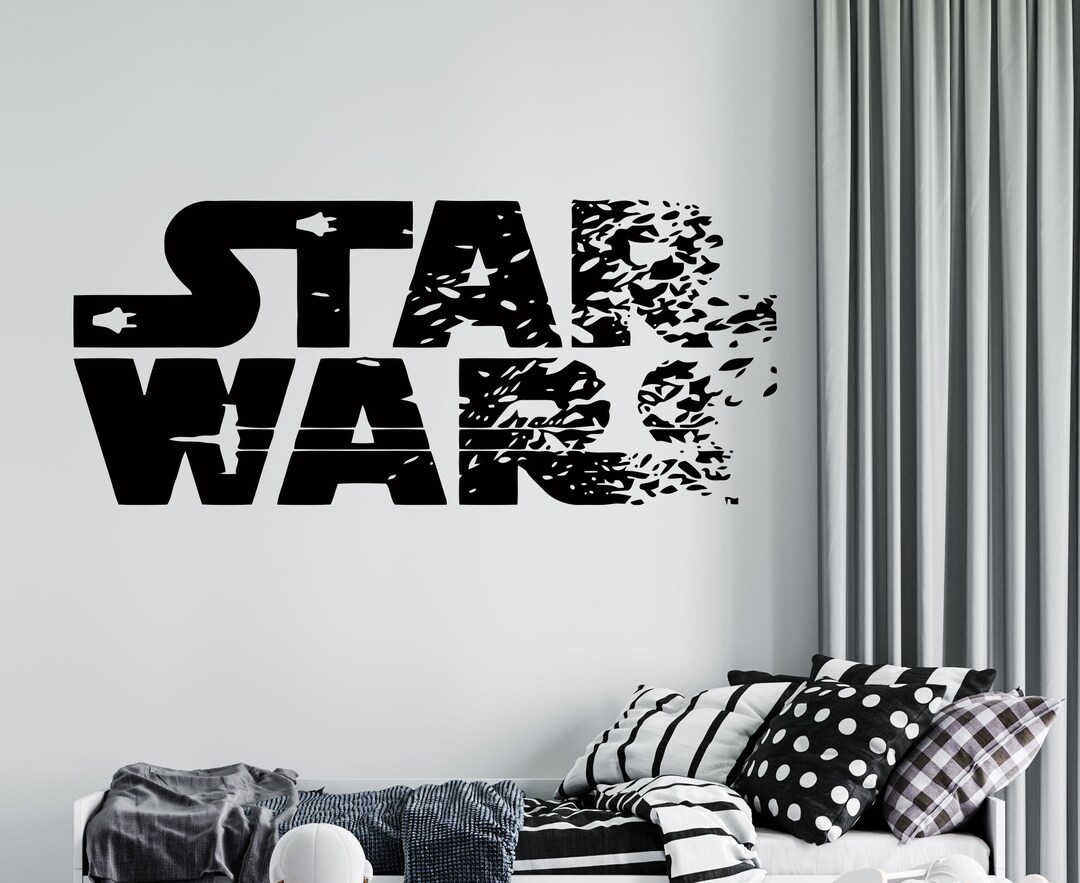 Star Wars Wall Decal Star Wars Wall Sticker Death Star Wall Decal Jedi ...