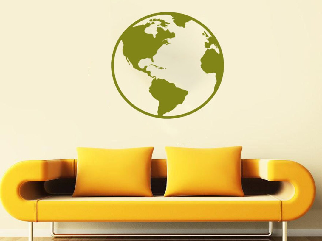 Earth Wall,nature,globe, Map, Planet, Life,seas, Oceans, Land,cosmos ...