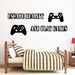 Gamer Wall Decal Video Games Wall Sticker Controller Wall Decal Gaming ...