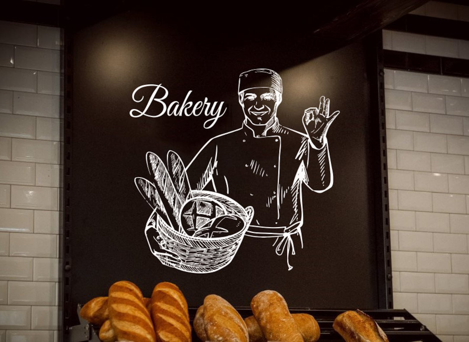 Bakery Wall Decal Bakery Wall Sticker Bakery Window Decal | Etsy