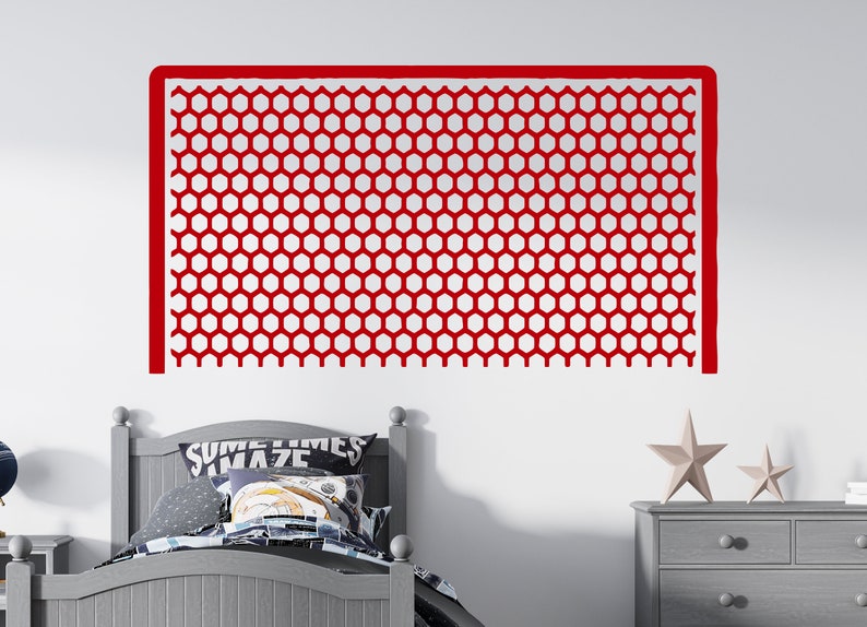 Soccer Goalie Wall Decal Soccer Goal Player Wall Sticker | Etsy