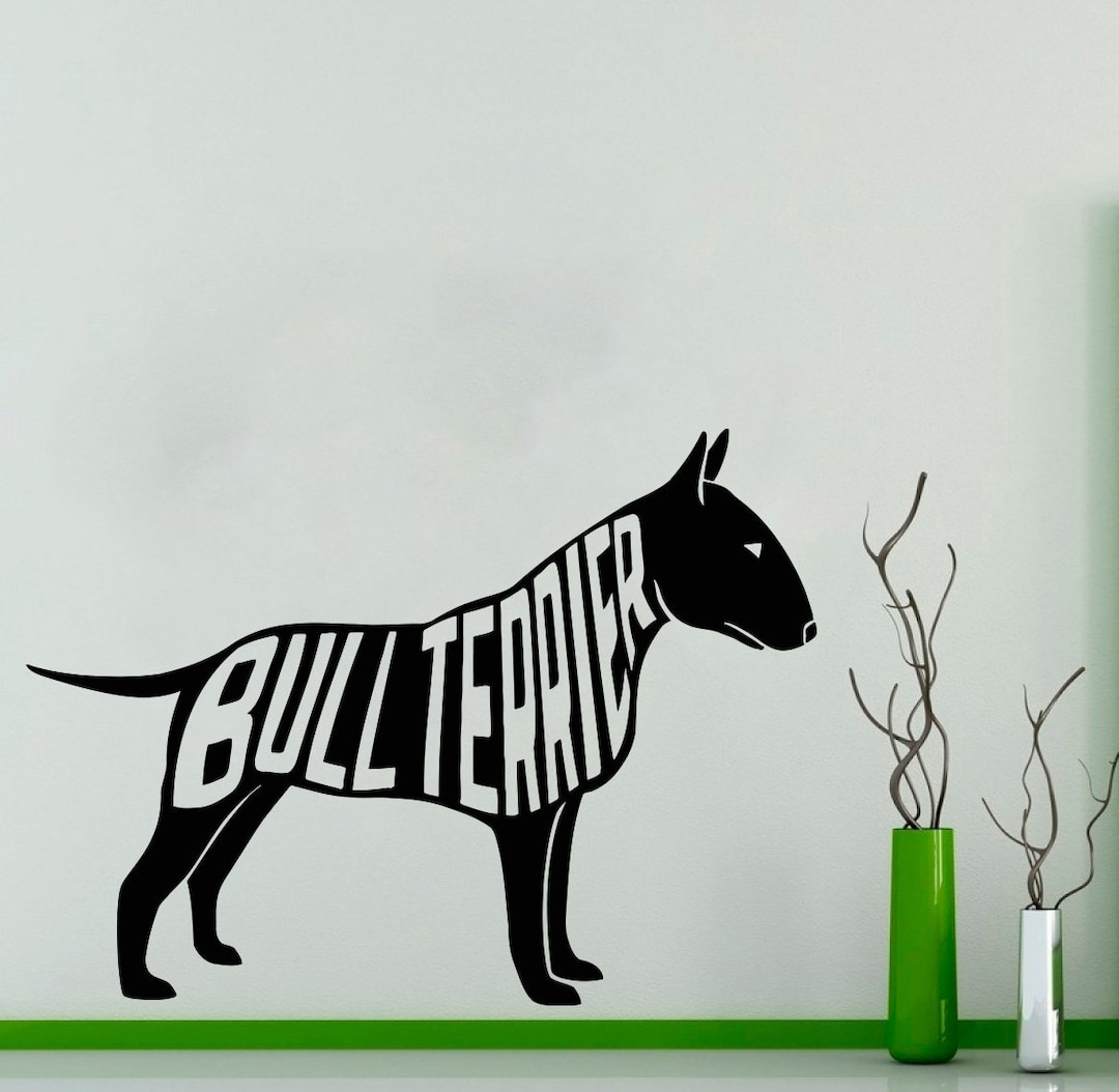 Bull Terrier Animals, Dog, Pets, Dog Breed, Puppy Wall Decor,wall Decal ...