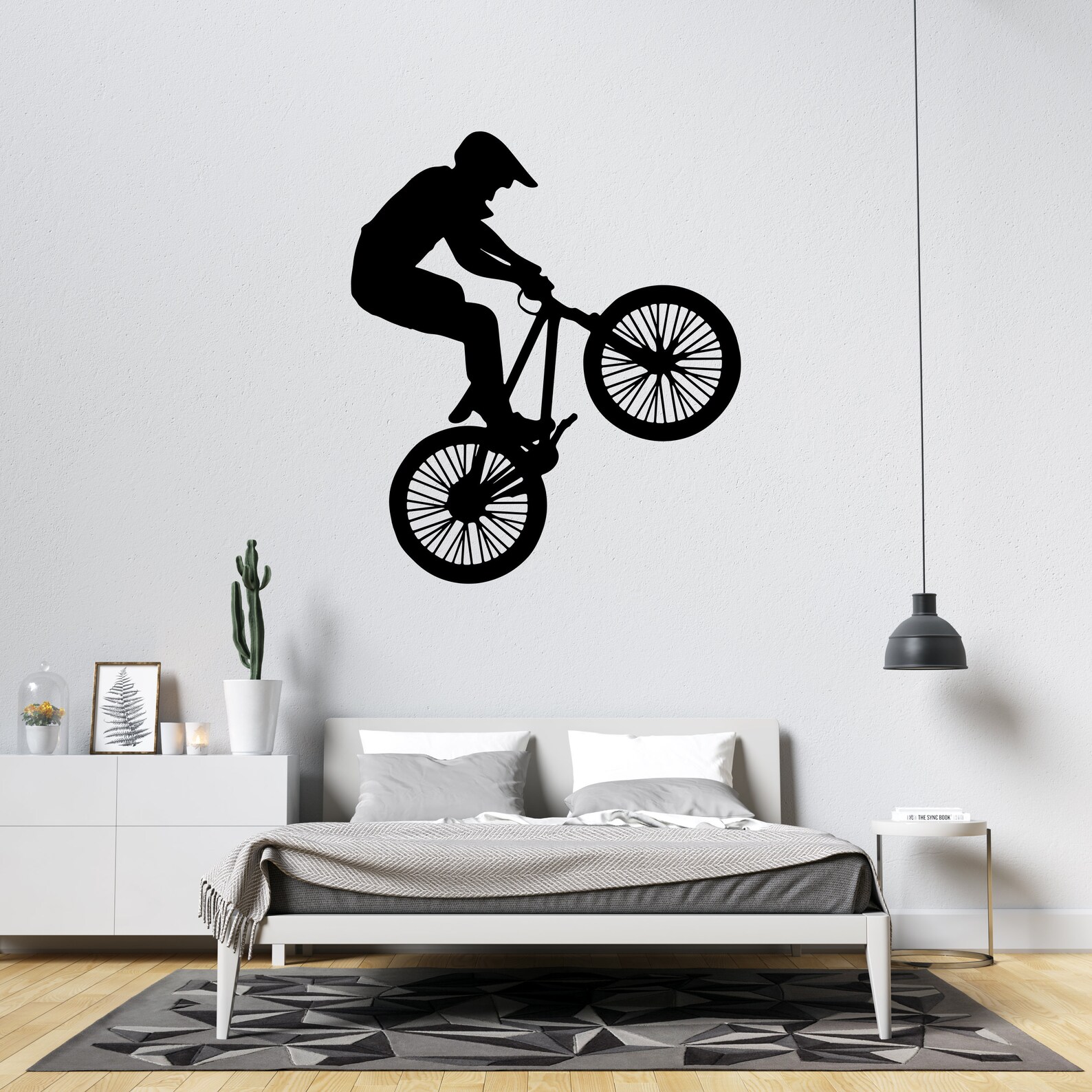 BMX Bike Wall Decal Bicycle Wall Sticker Bike Wall Decor for - Etsy