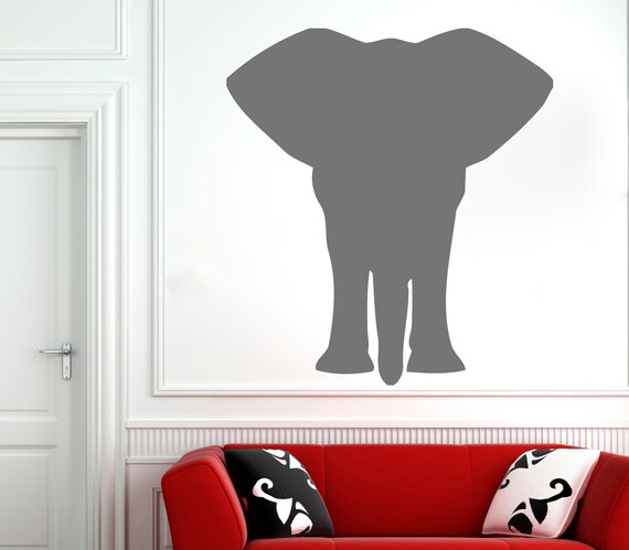Elephant Wall Decal Elephant Wall Decor Elephant Wall | Etsy