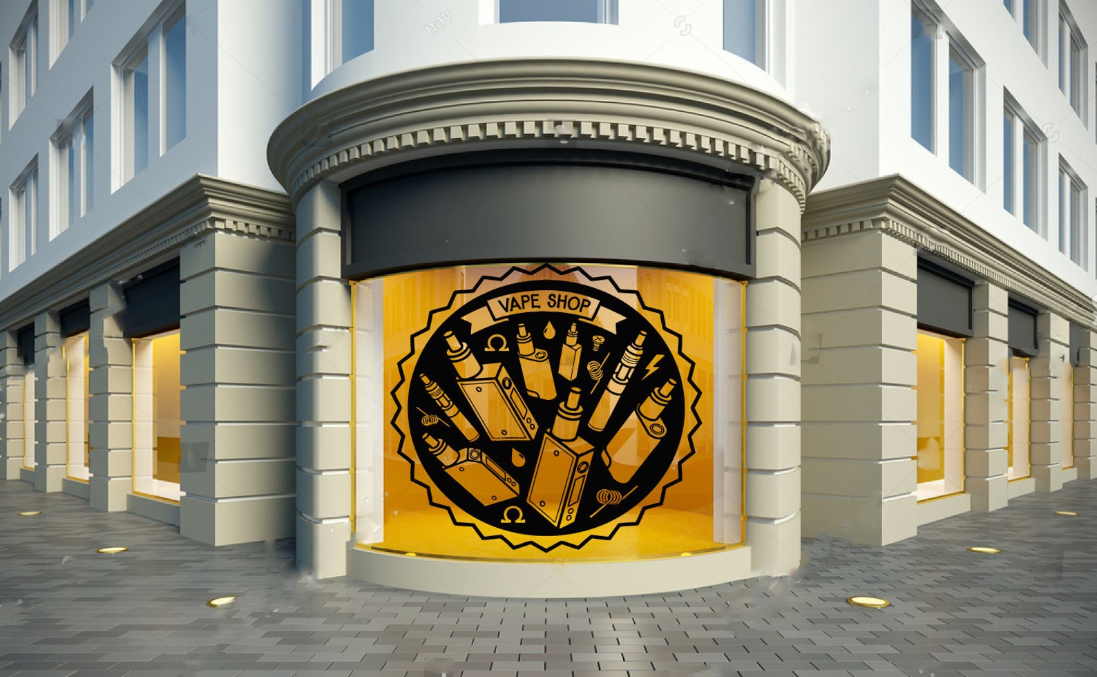 Vape Wall Window Decal Sticker Vape Shop Vaping Vape Store - Etsy