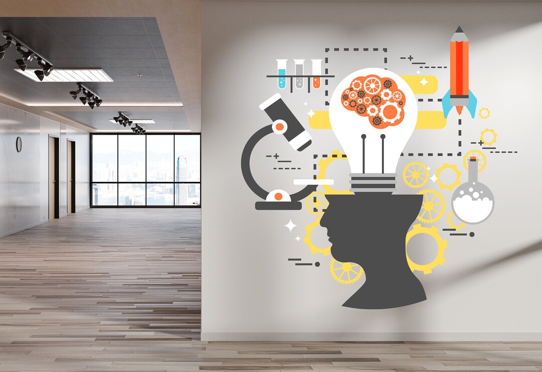 Think Big Office Wall Decal Teamwork Quote Wall Sticker Office Decor ...