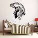 Spartan Helmet Wall Decal | Spartan Warrior Wall Decor | Gladiator Wall ...