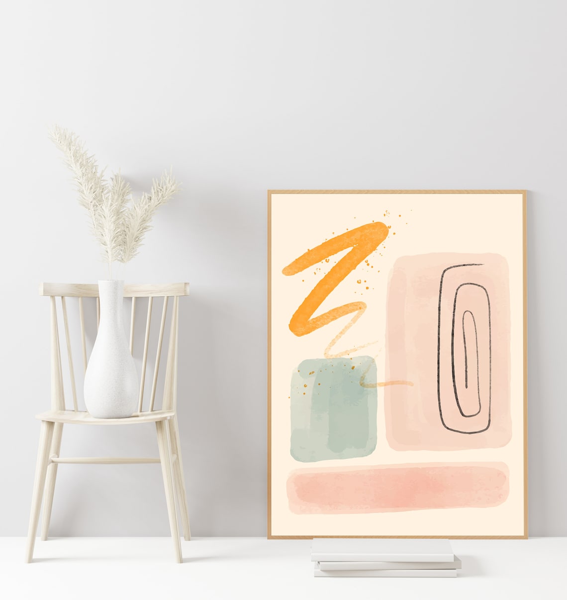 Bohemian Abstract Art Print Wall Poster Set of 3 Boho Poster - Etsy