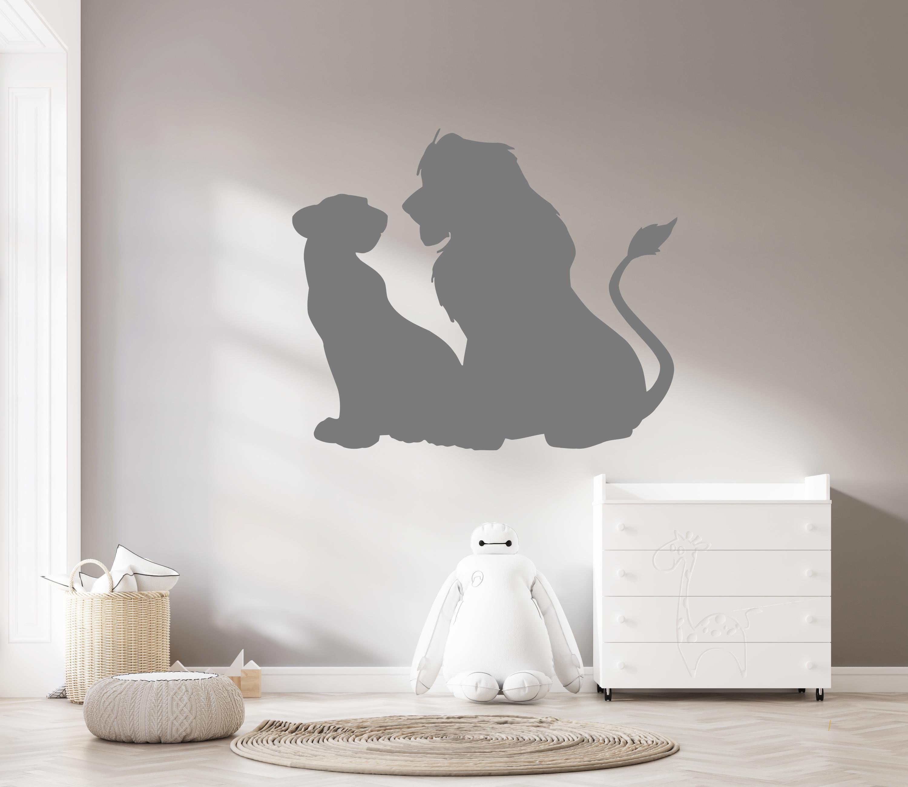 Lion King Wall Decal: Simba and Mufasa Quote, Nursery Decor 4949 - Etsy