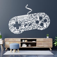 Personalized Game Wall Decal,game Wall Art,best Gamer Wall Sticker ...