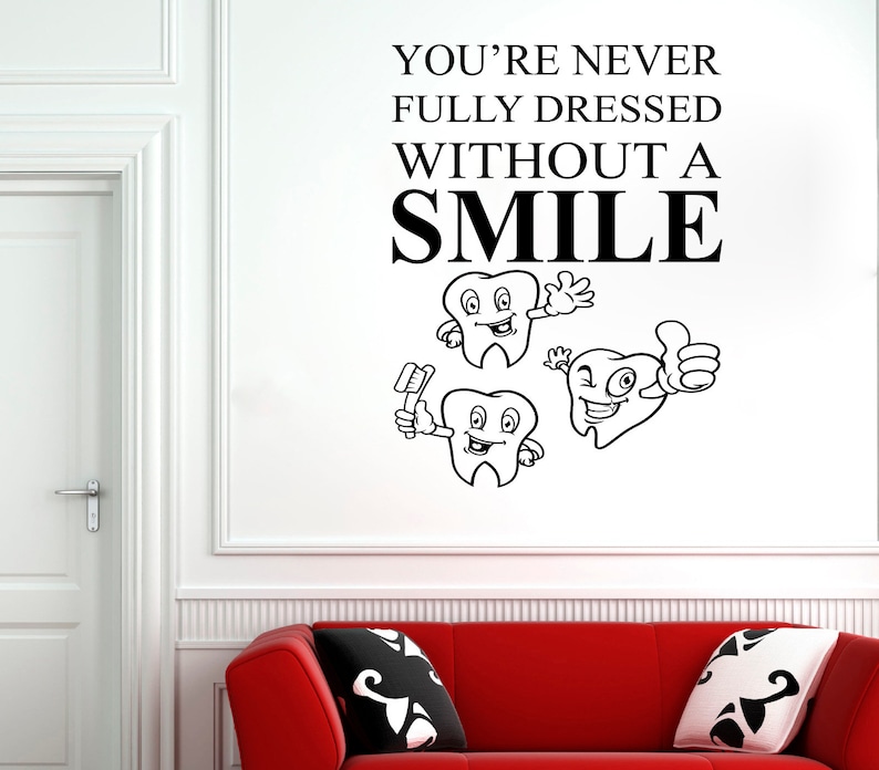 Dental Clinic Wall Decal Dental Wall Sticker Dental Clinic | Etsy