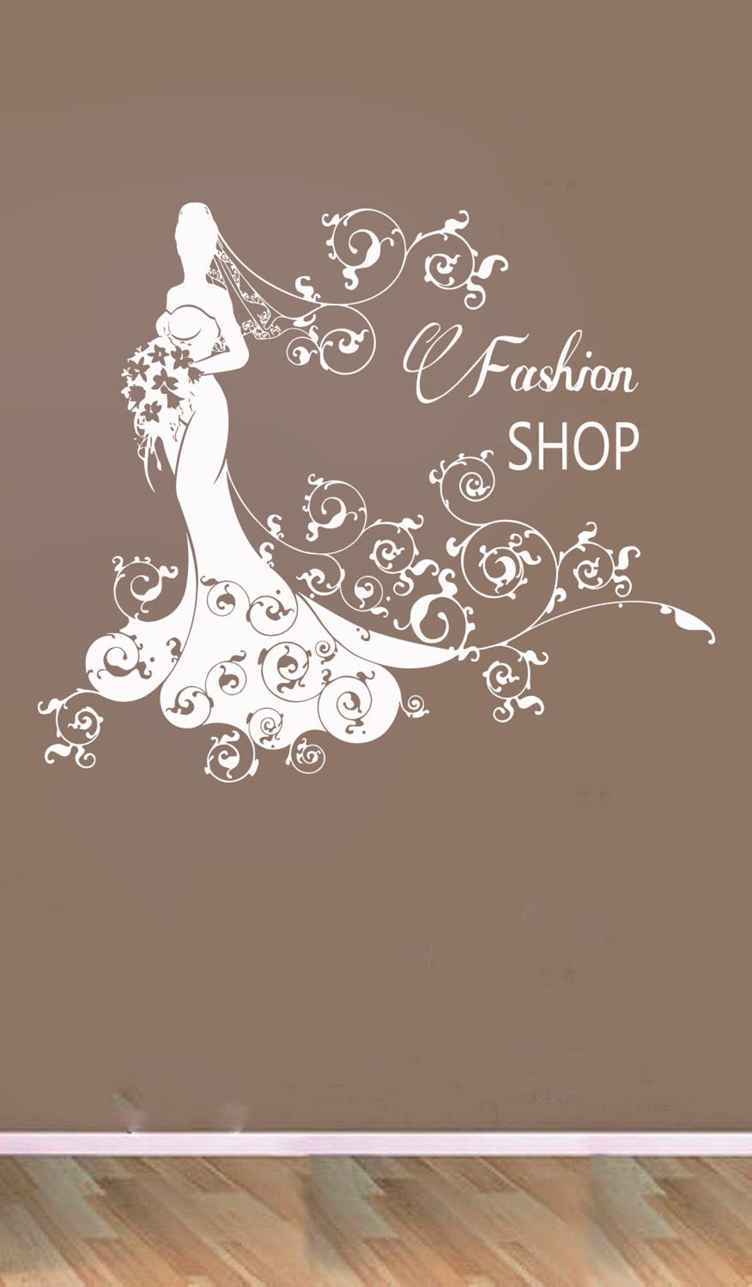 Fashion, Wall Decal, Window Sticker, Style, Clothing, Boutique, Dress ...