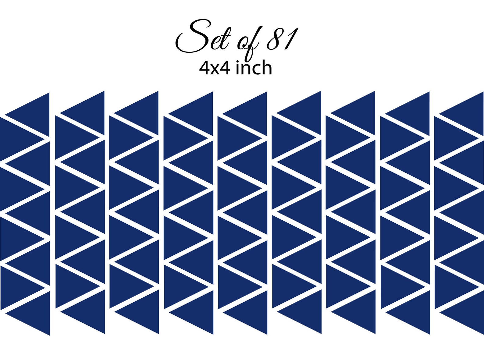 Triangles Wall Decal Triangles Wall Decor for Nursery | Etsy