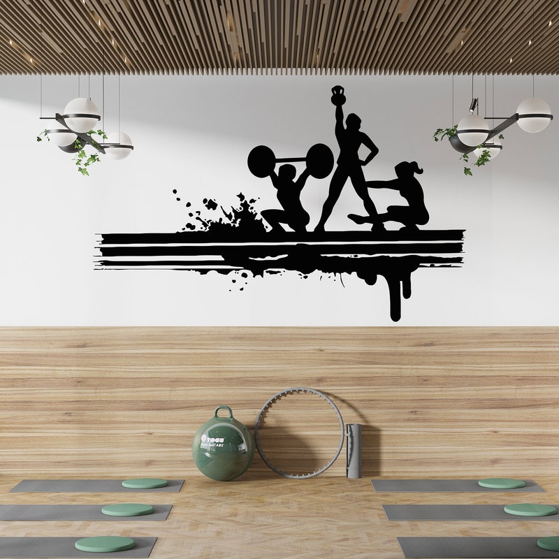 Fitness Wall Decals - Etsy