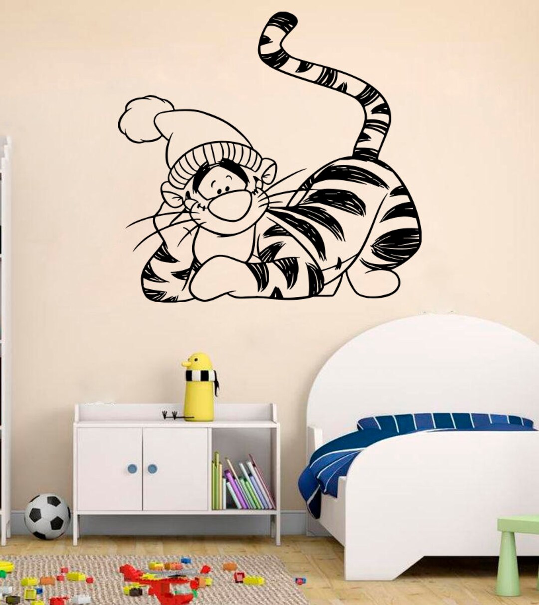 Winnie the Pooh Wall Decal: Tigger & Piglet, Nursery Decor 5011 - Etsy