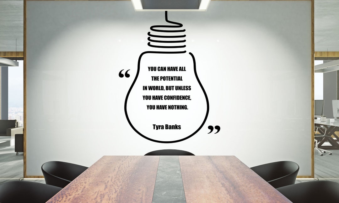 Office Wall Decal Teamwork Quote Wall Sticker Office Decor Inspire ...