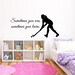 Field Hockey Girl Wall Decal Field Hickey Wall Sticker Field Hockey ...