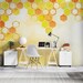 Honey Bee Peel and Stick Wallpaper Yellow Honey Bees Wall Mural Self ...