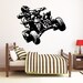 ATV Rider Wall Decal Quad Bike Wall Sticker 4 Wheeler Wall | Etsy