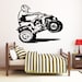 ATV Rider Wall Decal Quad Bike Wall Sticker 4 Wheeler Wall | Etsy