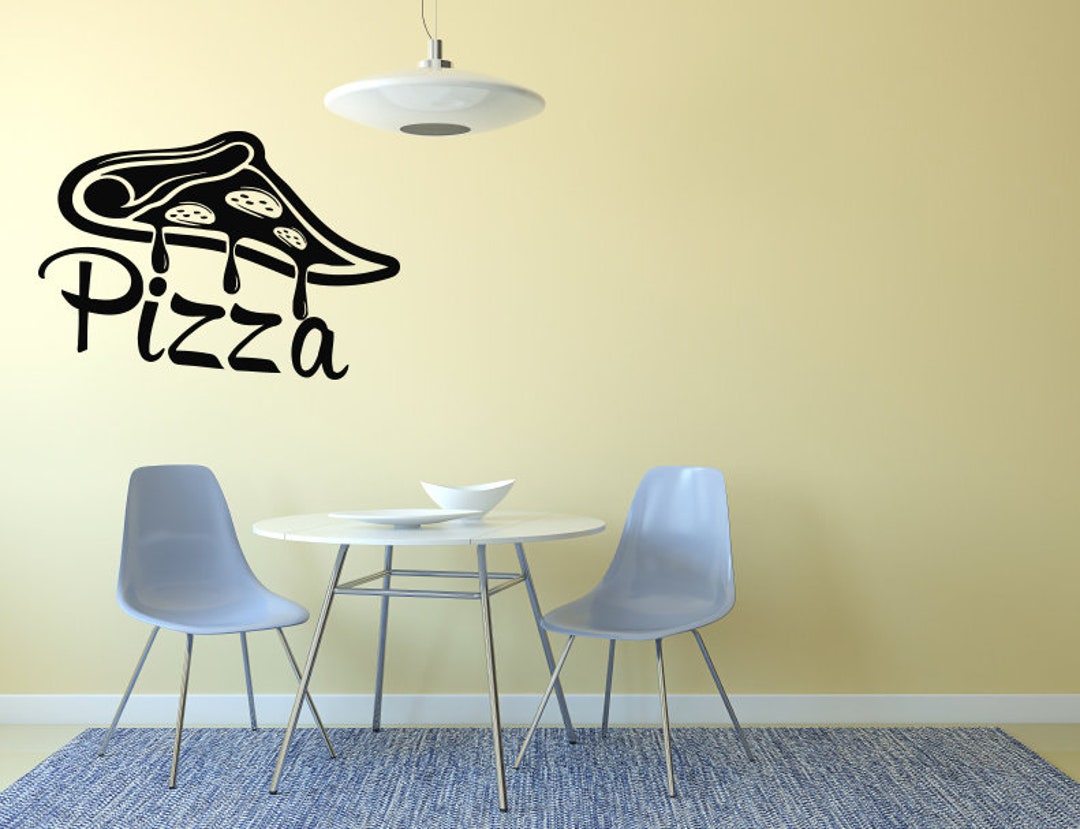 Pizza Wall Decal: Removable Vinyl Pizzeria Decor 2430 - Etsy