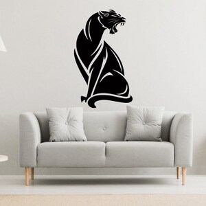 Panther Wall Decal | Panther Wall Sticker | Panther Wall Decor JG18 - Etsy