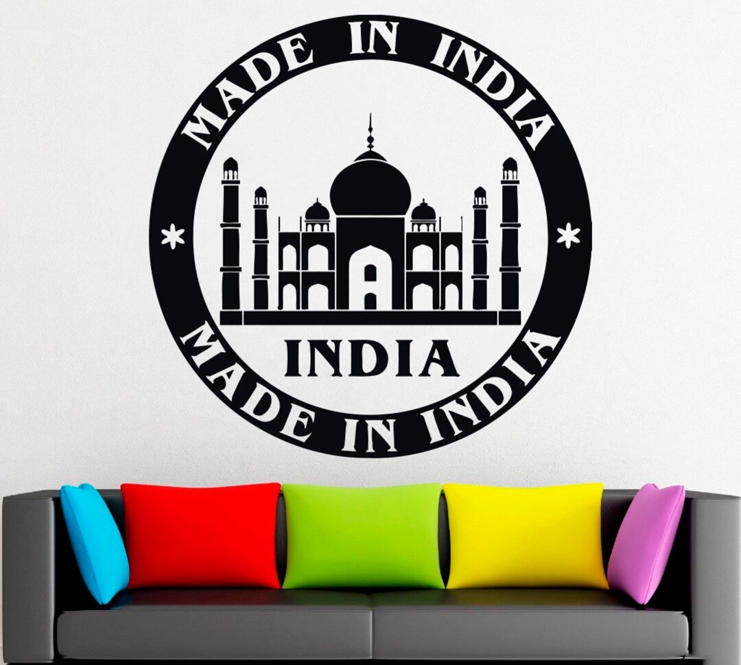 India Yoga Elephant Buddha Indian Decal Window Sticker Room Vinyl ...