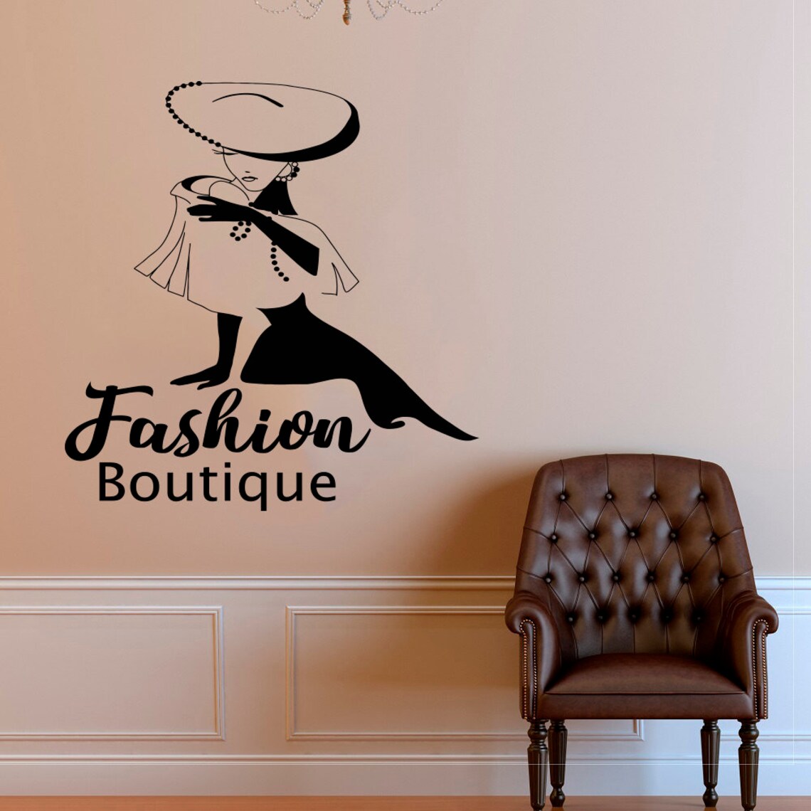 Fashion, Wall Decal, Window Sticker, Style, Clothing, Boutique, Dress ...