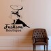 Fashion, Wall Decal, Window Sticker, Style, Clothing, Boutique, Dress ...