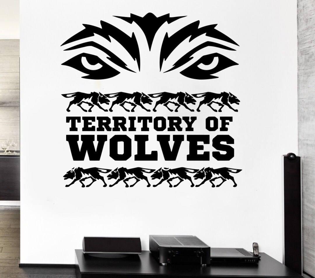 Wolf Beast Werewolf Predator Howl Animals Wall Decor Wall Decal Car ...