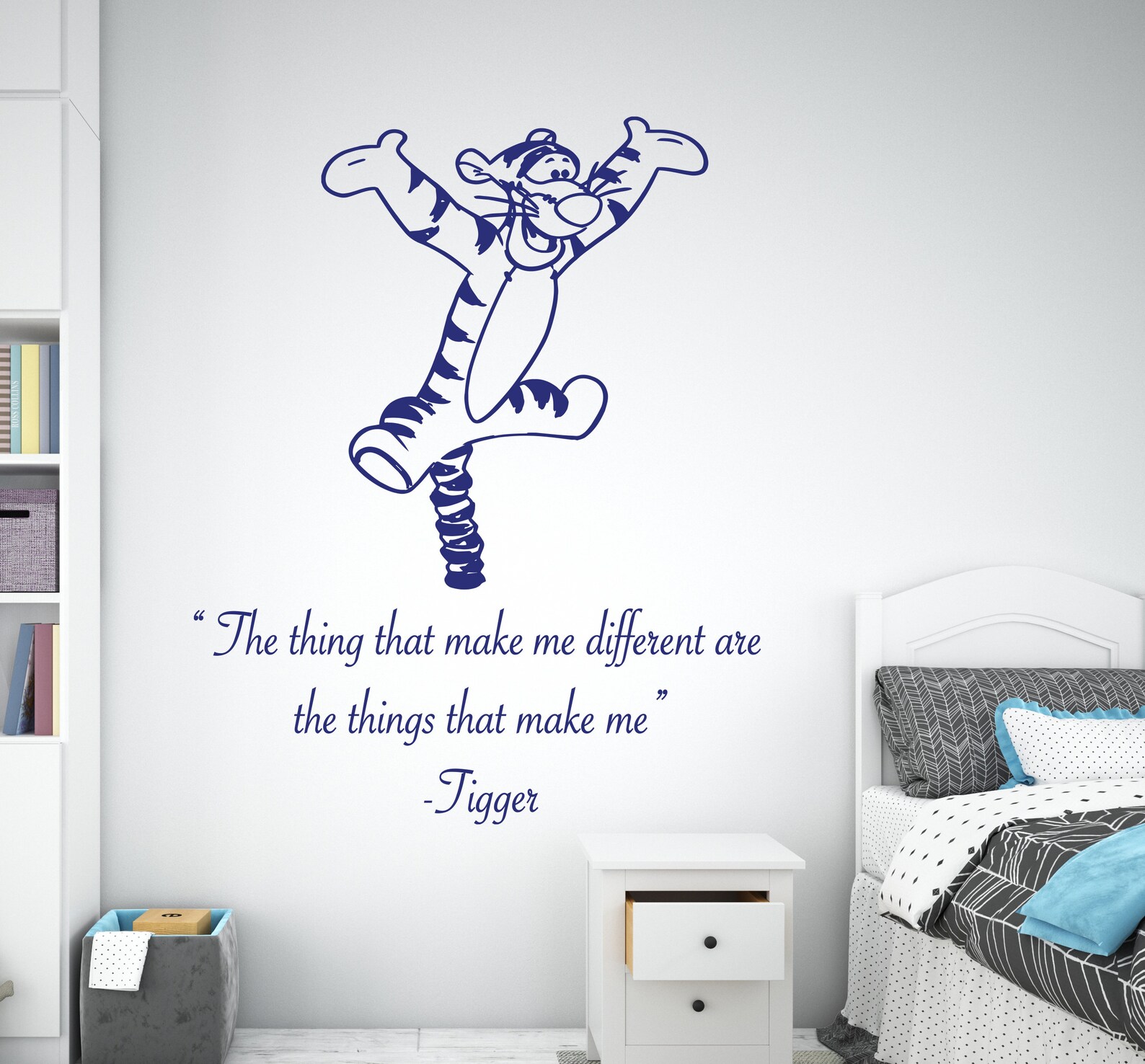 Tigger Decal Winnie the Pooh Wall Decal Quotes Tigger Piglet - Etsy
