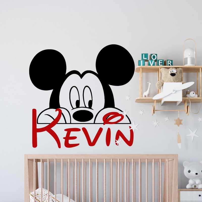 Mickey Mouse Decal - Etsy