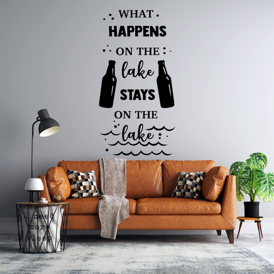Lake House Wall Decal | Lake House Quote Wall Sticker | Lake House ...